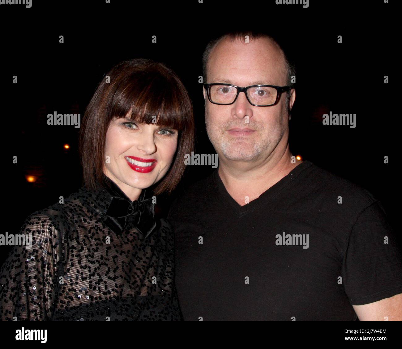 LOS ANGELES - AUG 19: Carrie Genzel, Michael Bruno at the Carrie Genzel ...