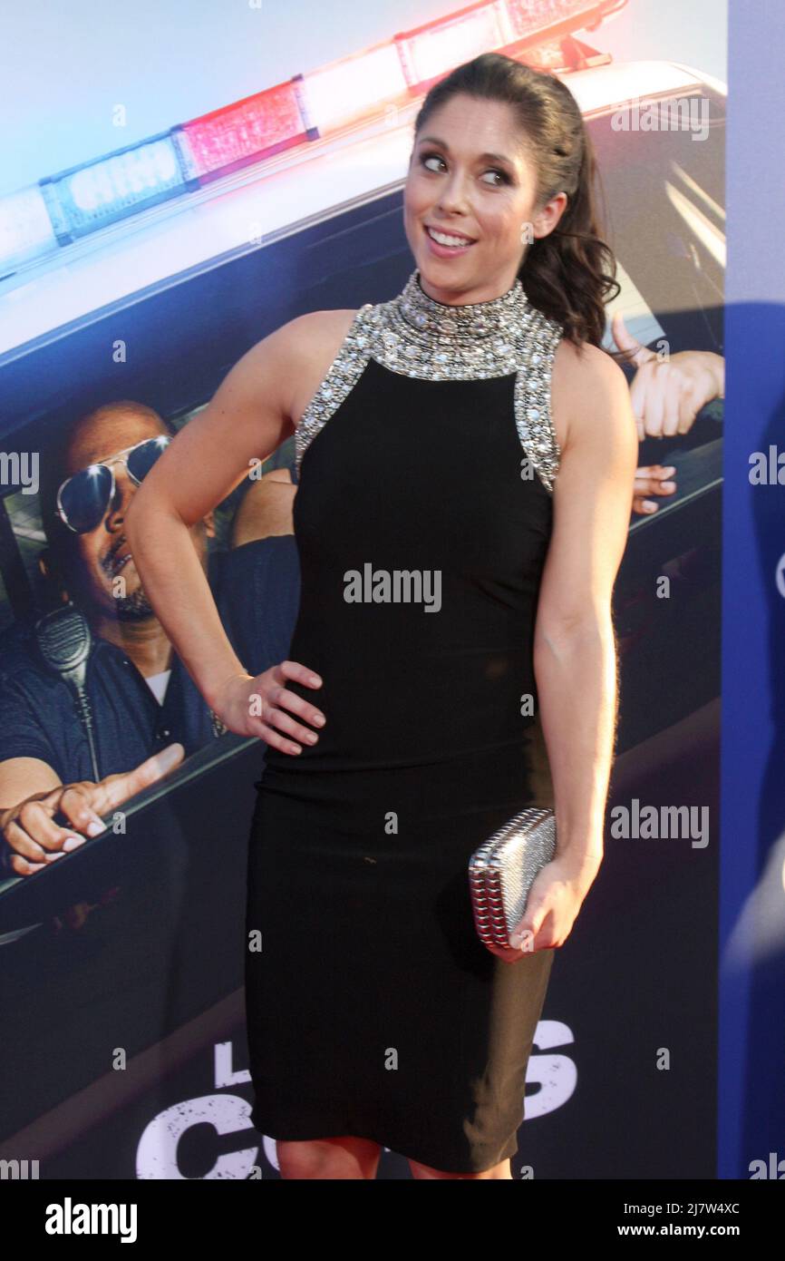 LOS ANGELES - AUG 7: Jessica Luza at the "Let's Be Cops" Premiere at ...