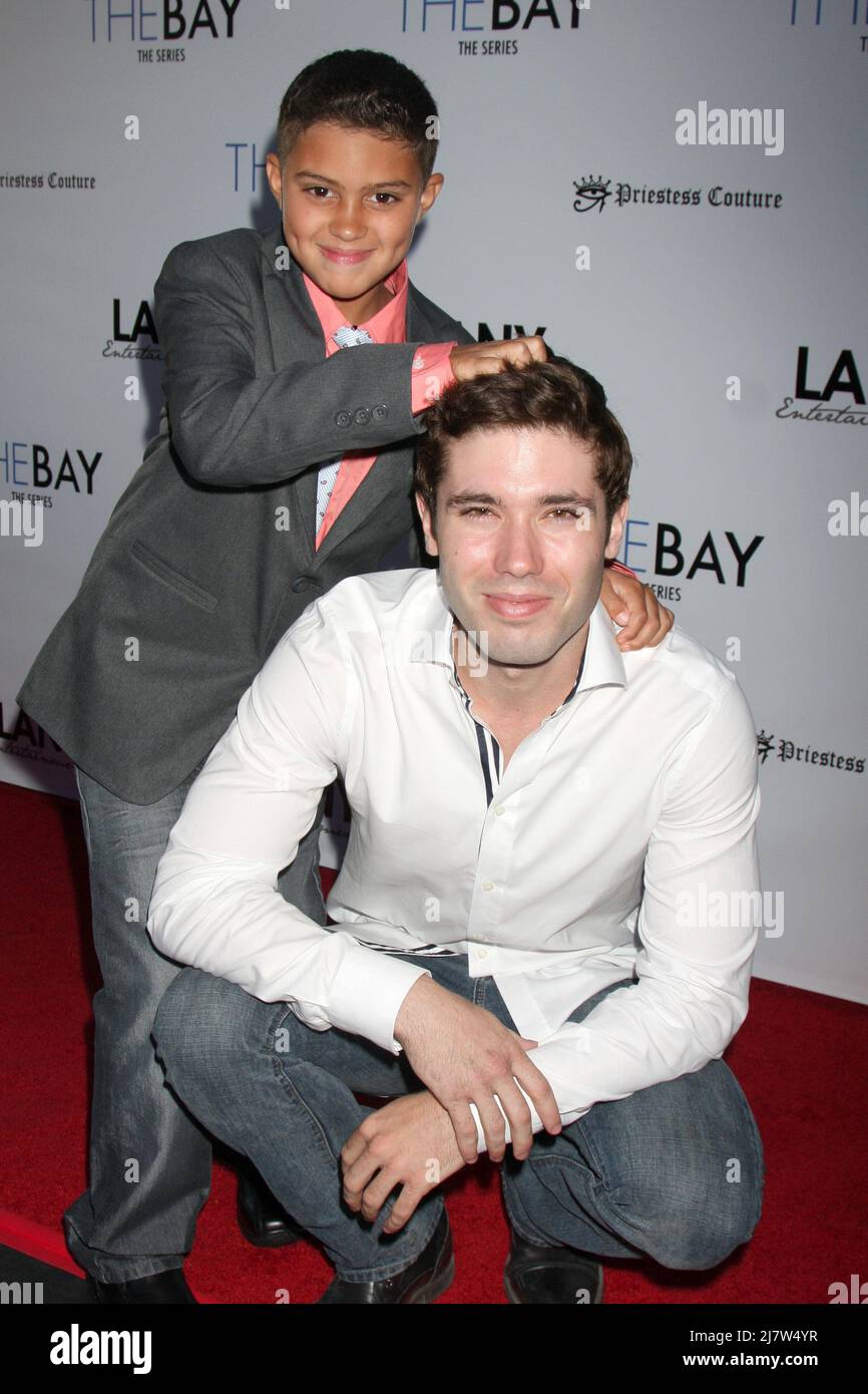 LOS ANGELES - AUG 4: Aidan Moreno, Kristos Andrews at the "The Bay" Red ...