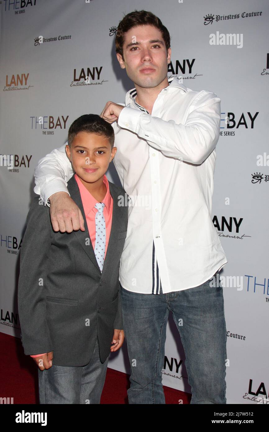 LOS ANGELES - AUG 4: Aidan Moreno, Kristos Andrews at the "The Bay" Red ...