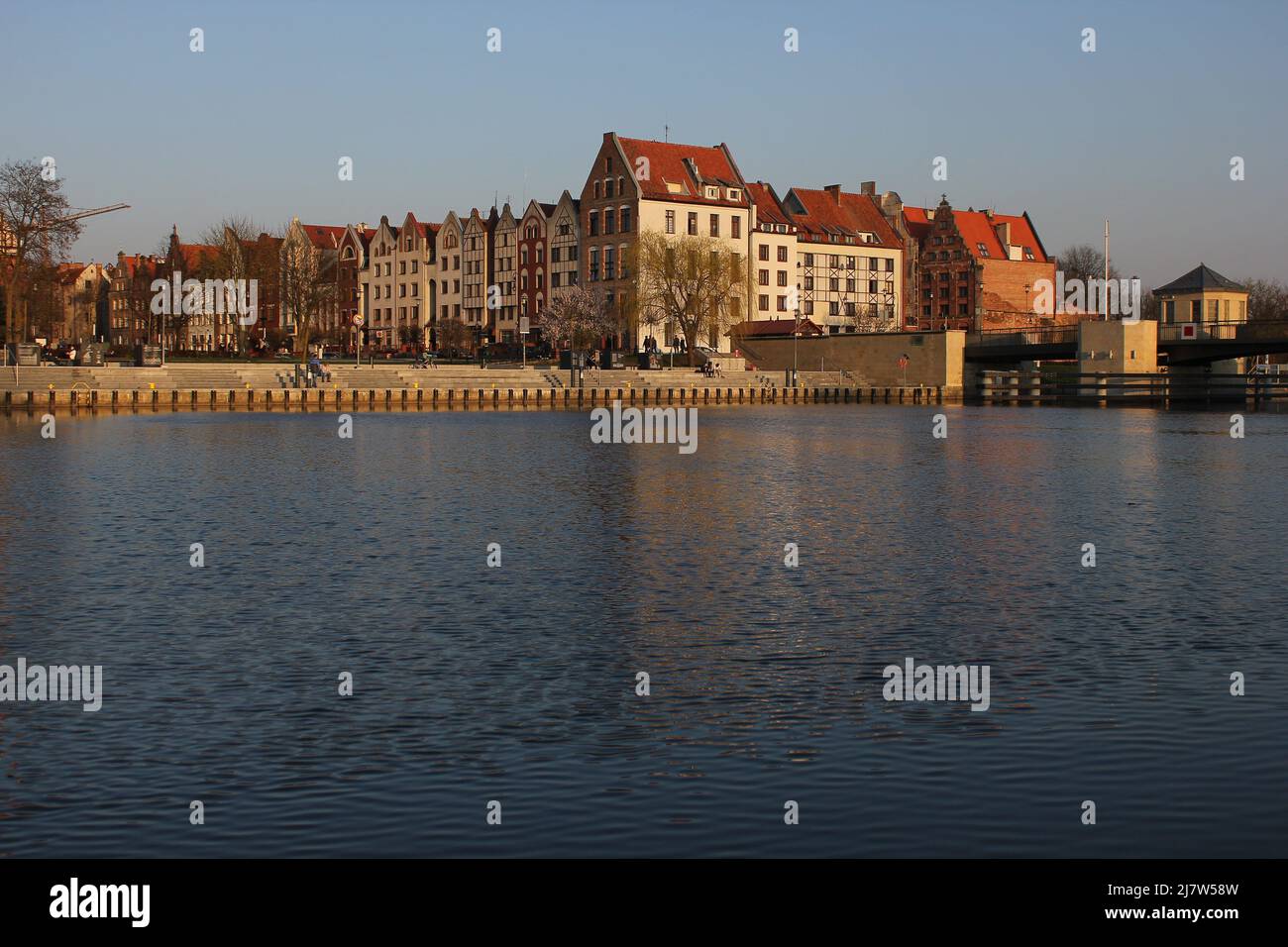 elbing elbląg river Stock Photo - Alamy