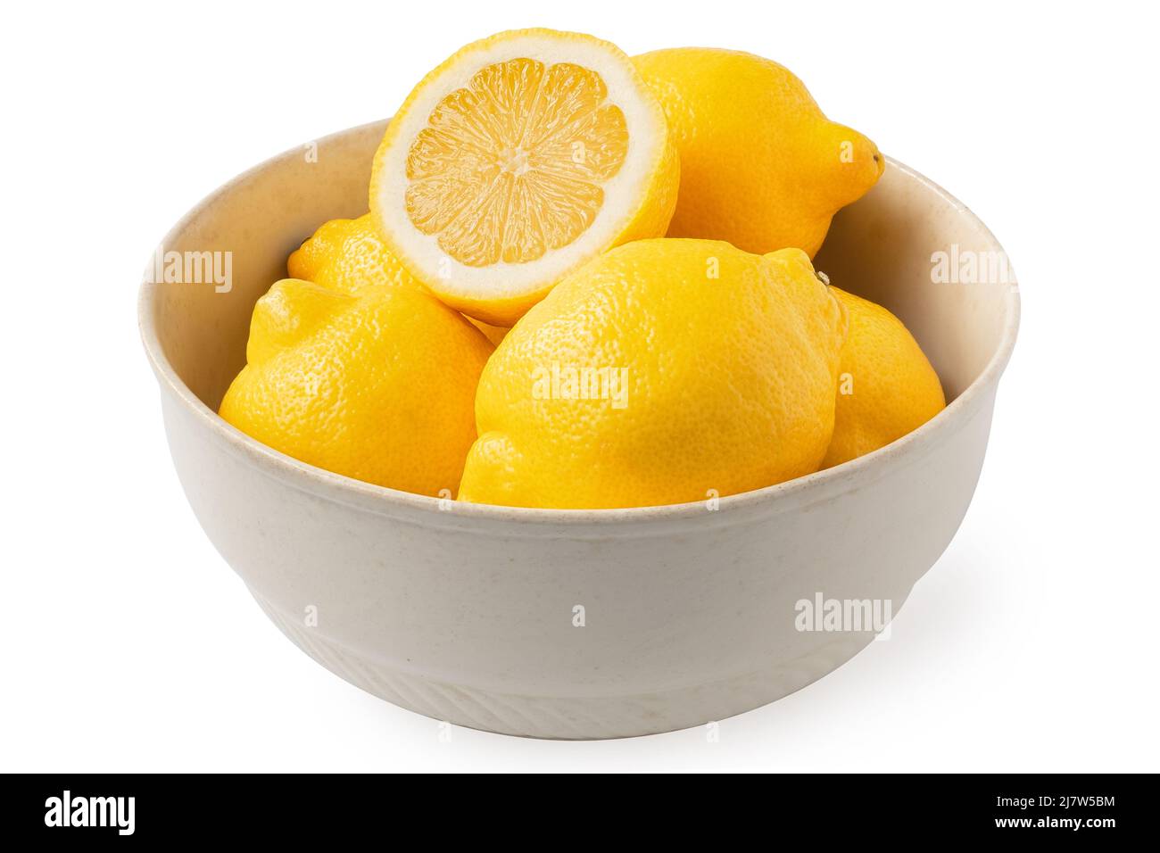 Lemons in white bowl hi-res stock photography and images - Alamy