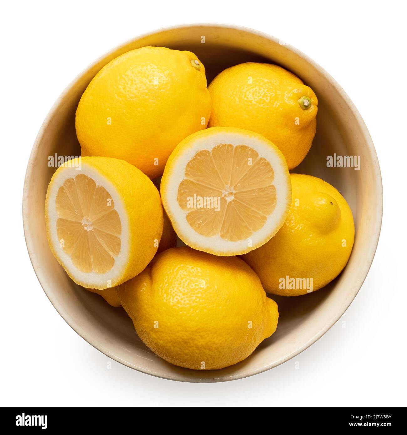 Whole lemons in white hi-res stock photography and images - Alamy
