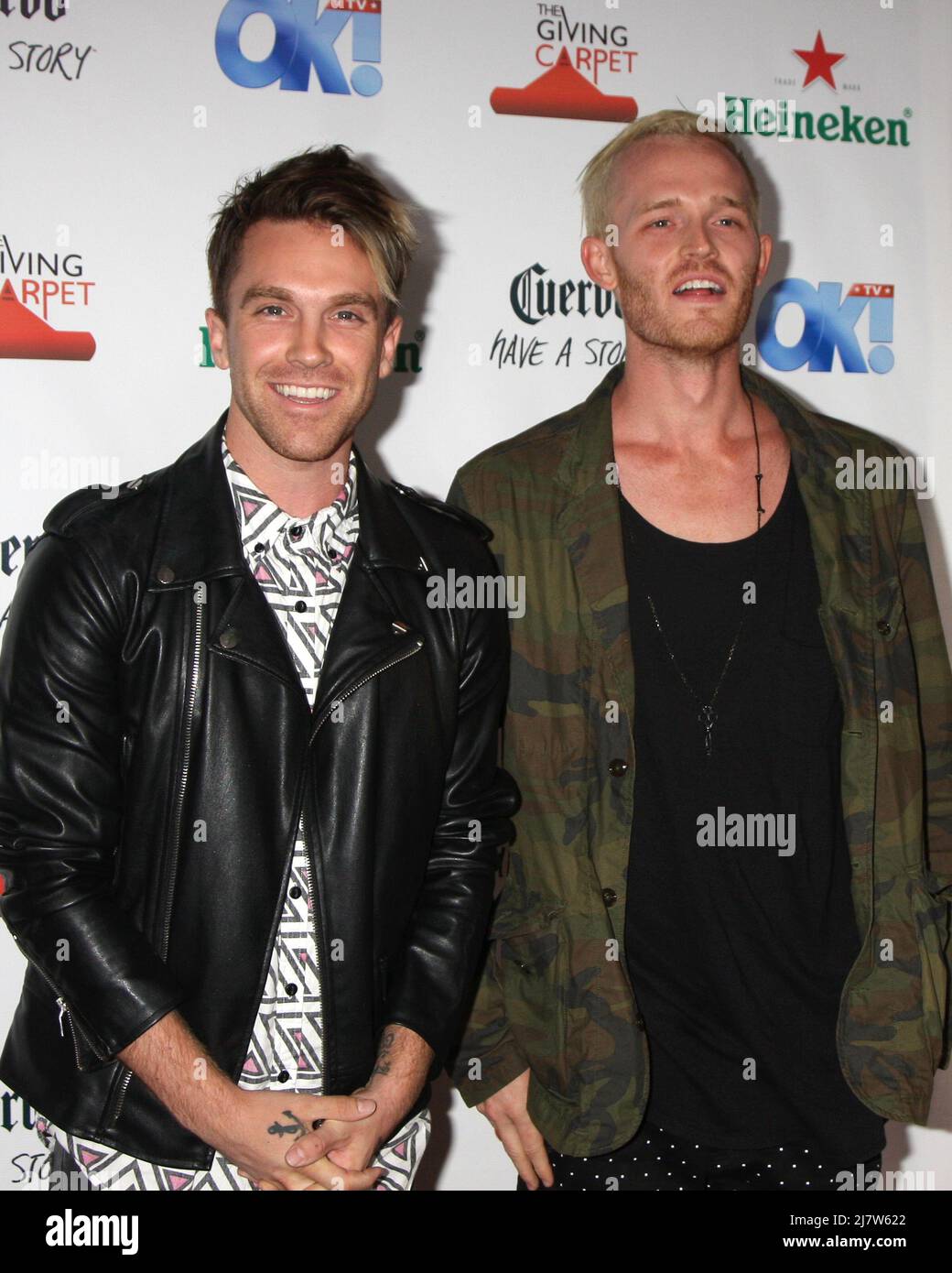 LOS ANGELES - AUG 21: Chase Johnson, Nick Gross at the OK! TV Awards ...