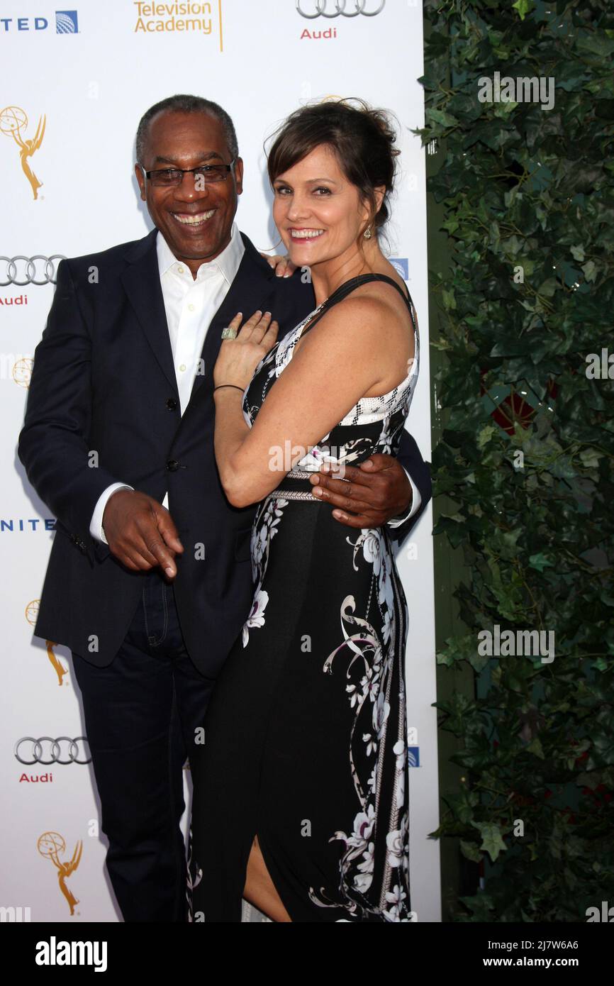 LOS ANGELES - AUG 23: Joe Morton, Nora Chavooshian at the Television ...