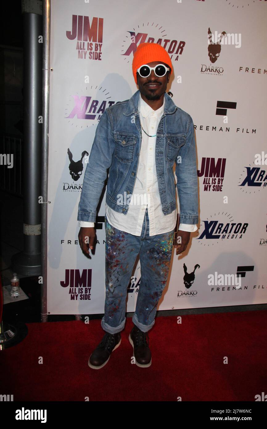 LOS ANGELES - AUG 22: Andre 3000, aka Andre Benjamin at the "Jimi: All ...