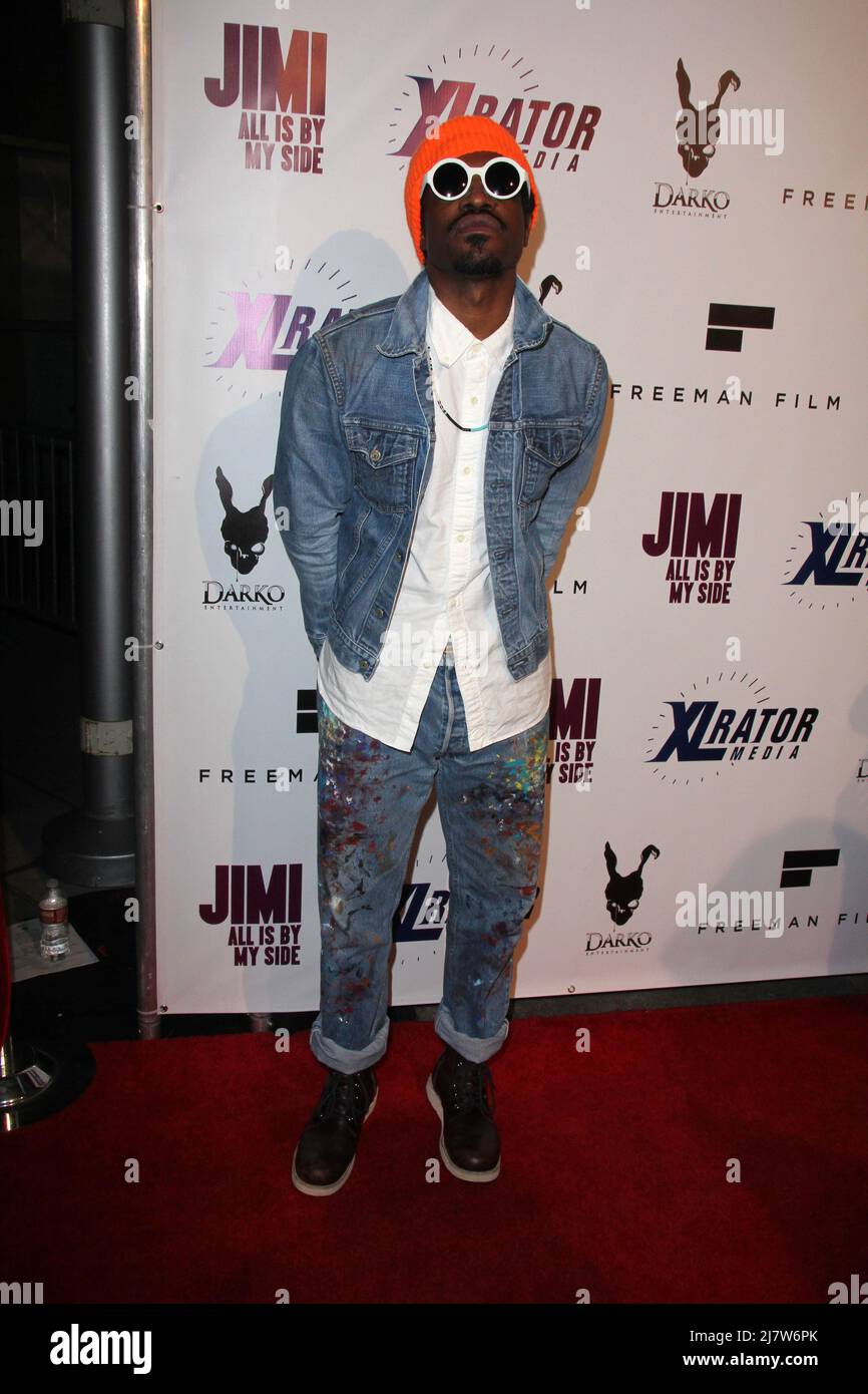 LOS ANGELES - AUG 22: Andre 3000, aka Andre Benjamin at the "Jimi: All ...
