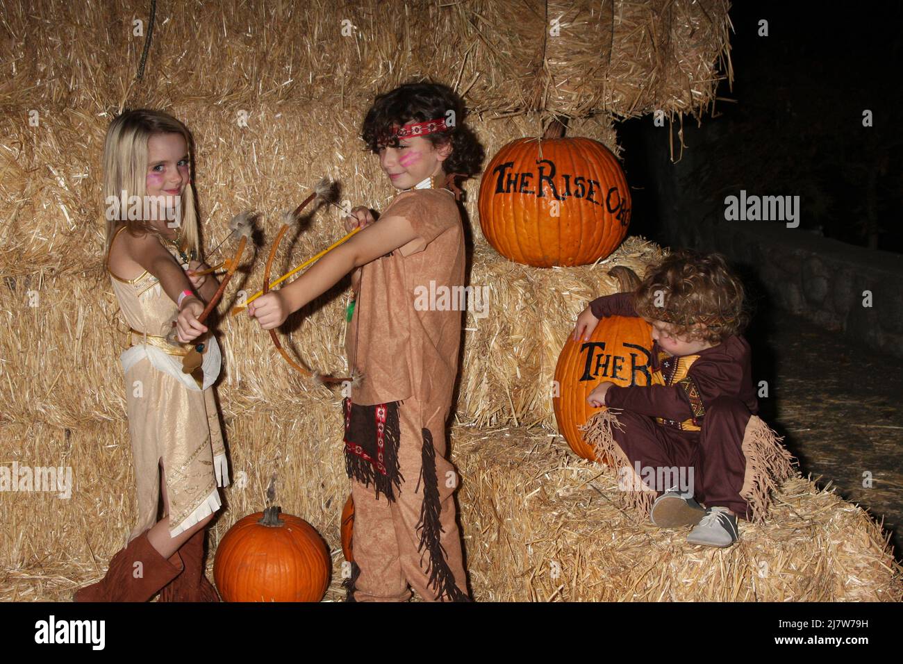 LOS ANGELES - OCT 4: McKenna Grace, August Maturo, Ocean Maturo at the ...