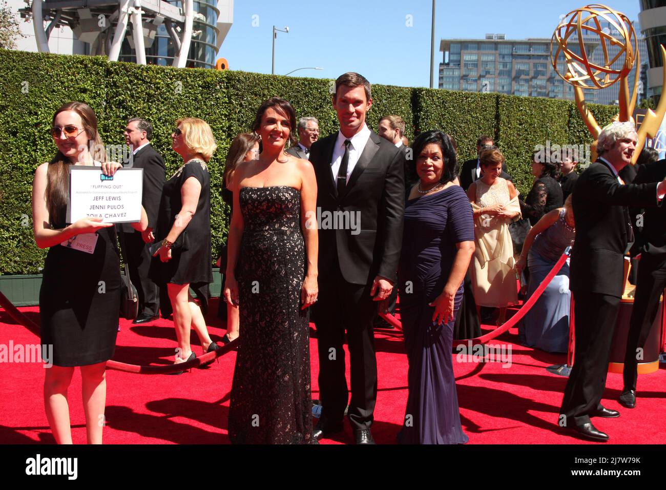 LOS ANGELES - AUG 16: Megan Weaver, Jenni Pulos, Jeff Lewis, Zoila ...