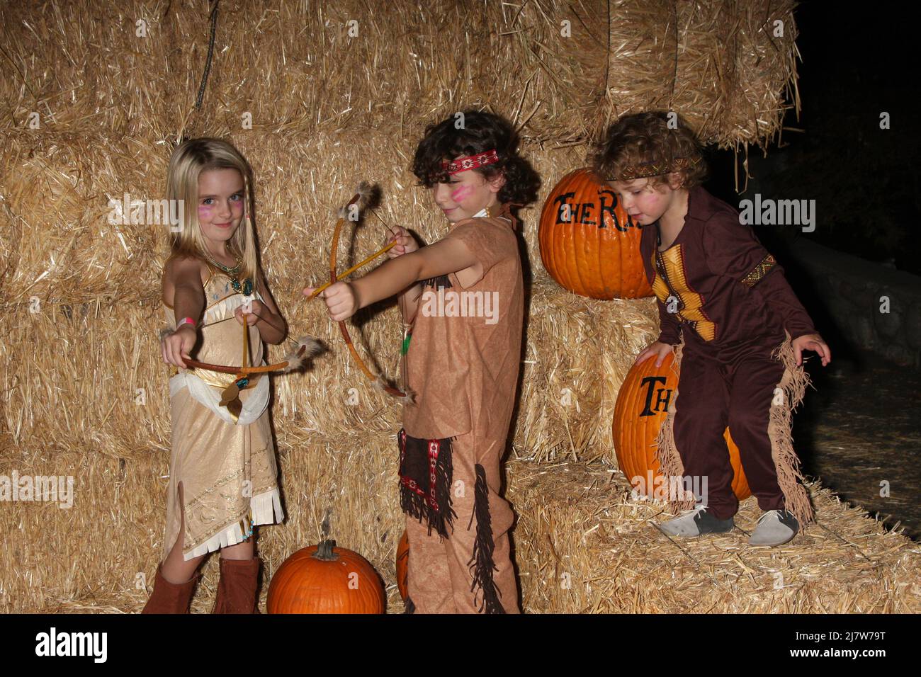 LOS ANGELES - OCT 4: McKenna Grace, August Maturo, Ocean Maturo at the ...