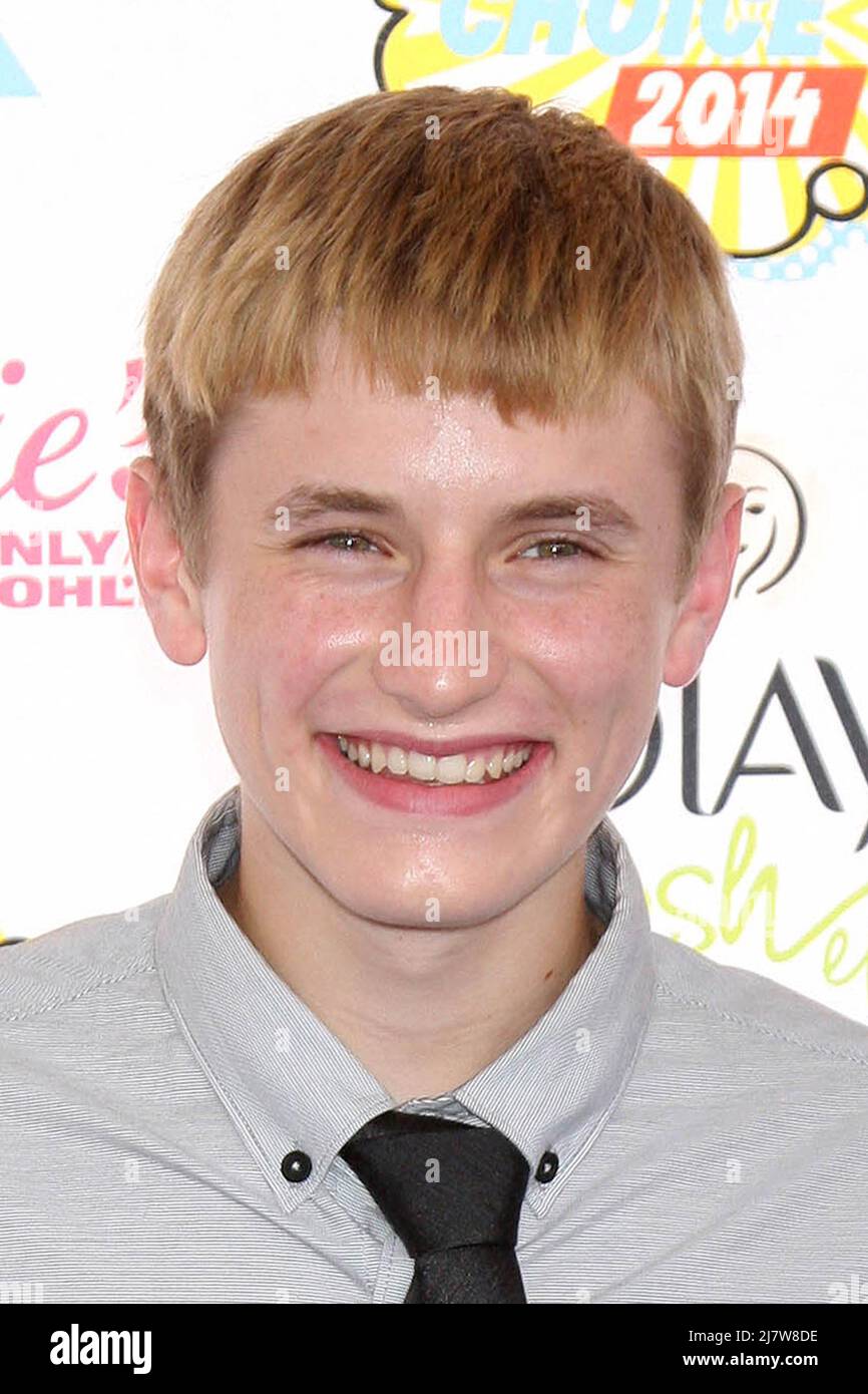 LOS ANGELES - AUG 10: Nathan Gamble at the 2014 Teen Choice Awards at ...
