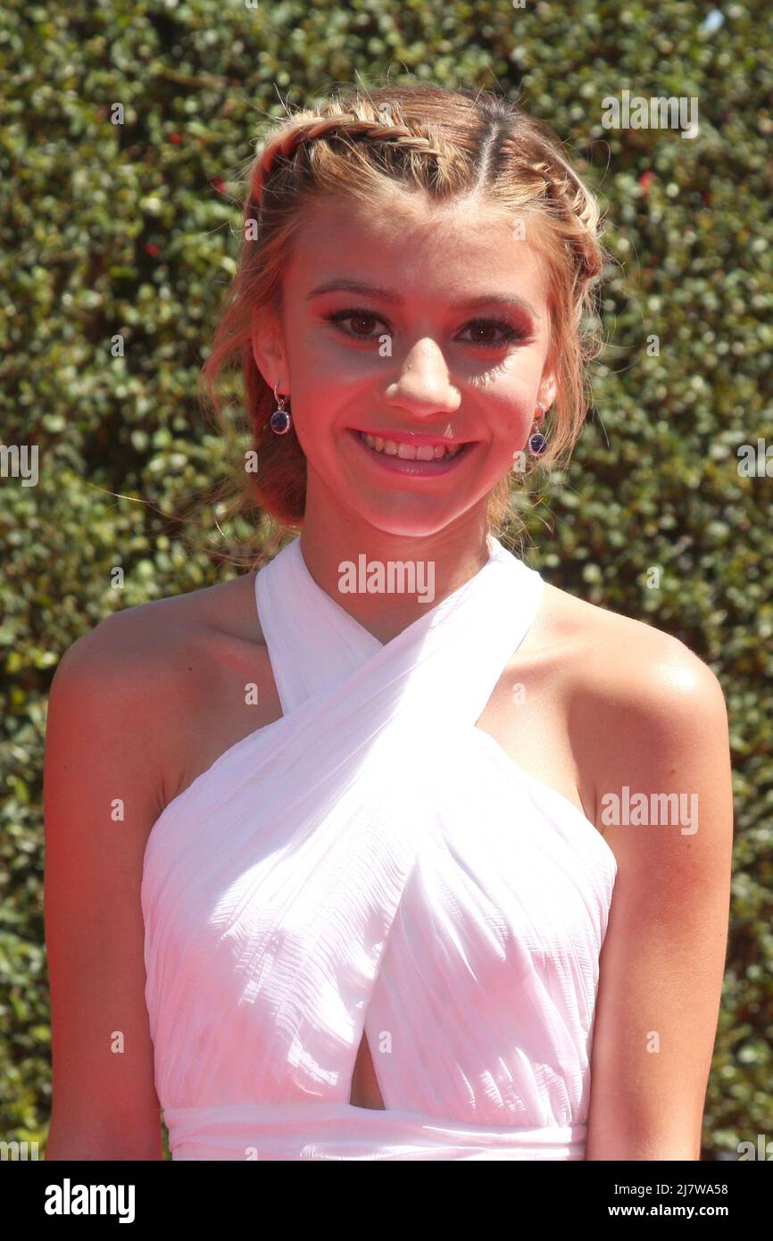 LOS ANGELES - AUG 16: G Hannelius at the 2014 Creative Emmy Awards ...