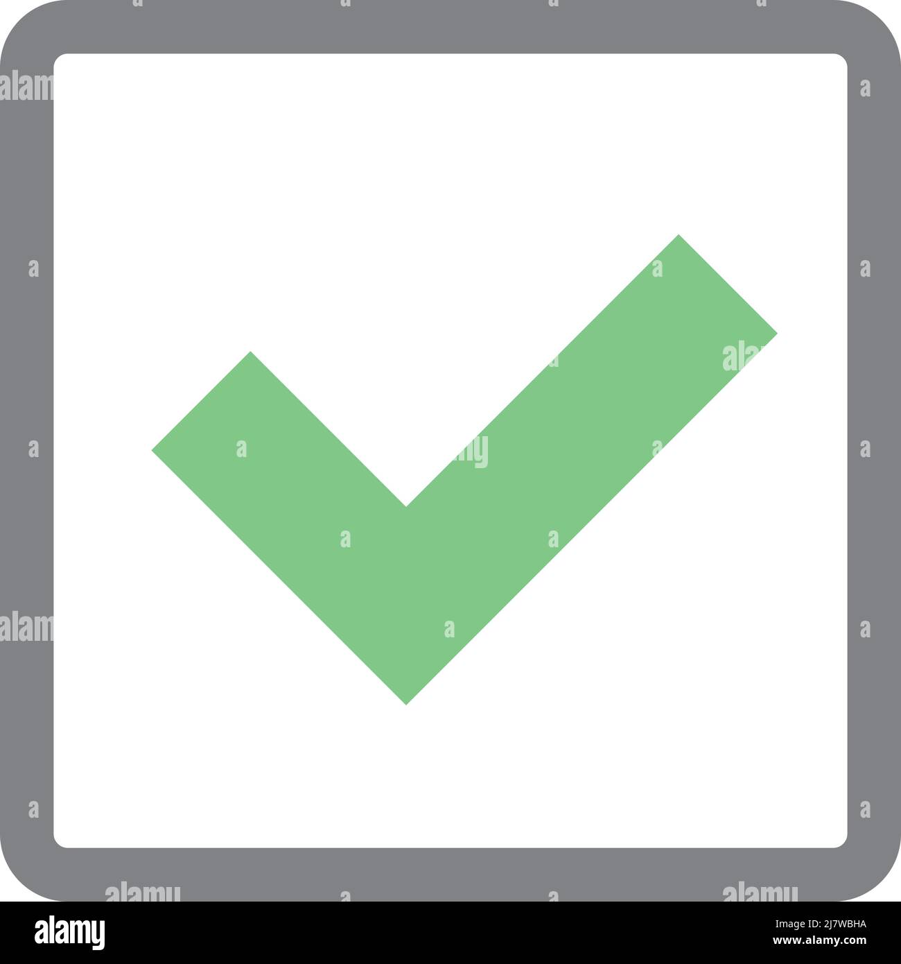 Light colored checkbox icon. Editable vector Stock Vector Image & Art - Alamy