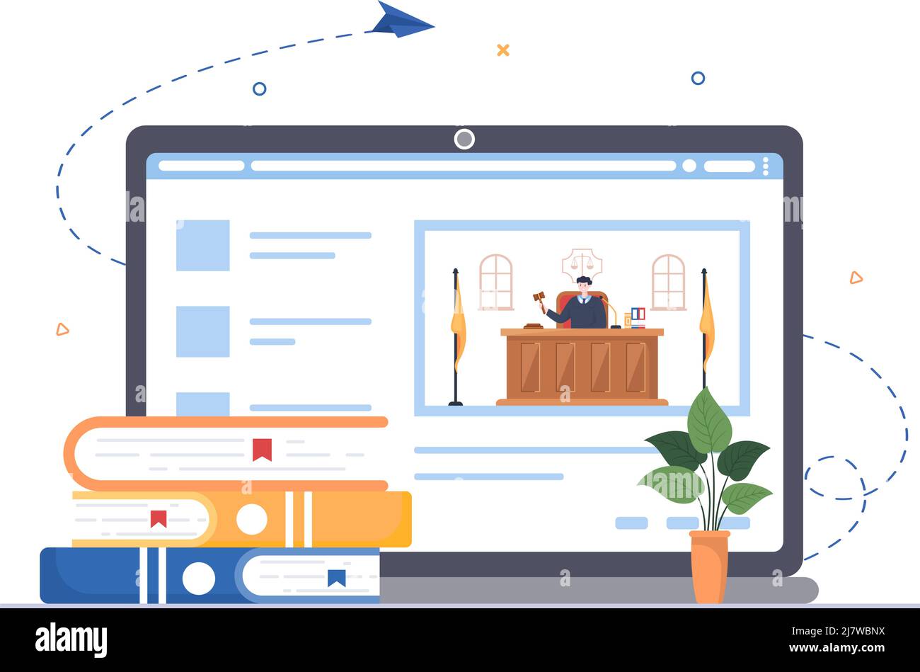 Icon courtroom trial Cut Out Stock Images & Pictures - Alamy