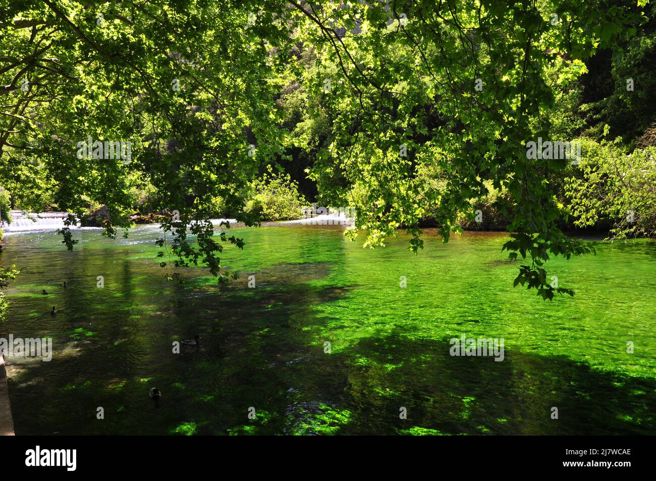 Fontaine de Vaucluse is the most powerful resurgence in Europe Stock ...