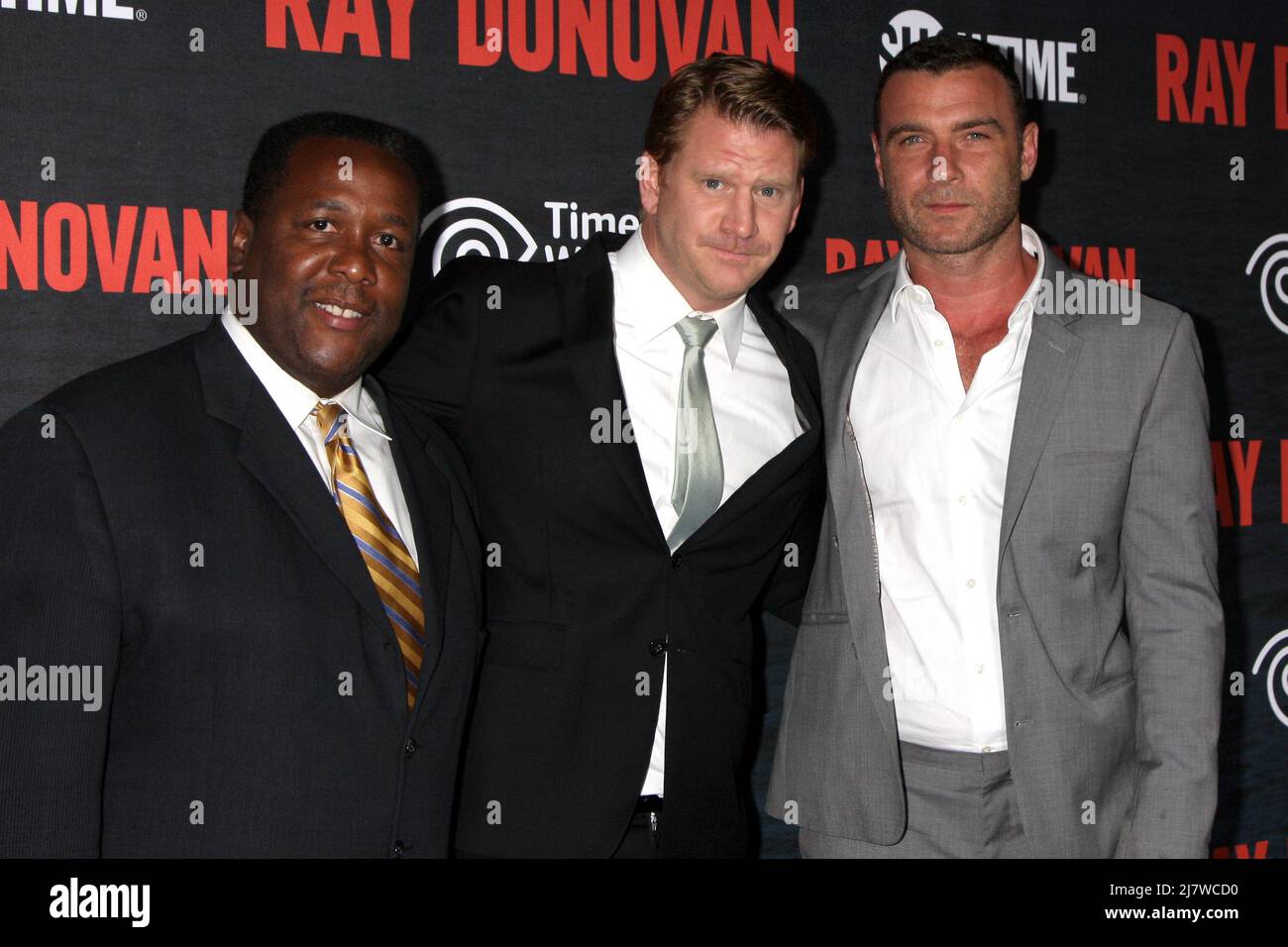 LOS ANGELES - JUL 9: Wendell Pierce, Dash Mihok, Liev Schreiber at the ...