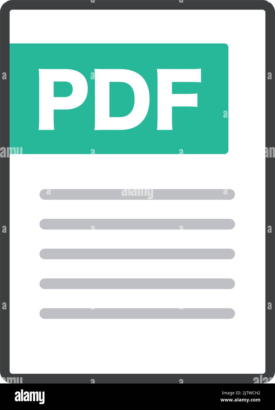 PDF file. Electronic data. Electronic document. Editable vector Stock ...