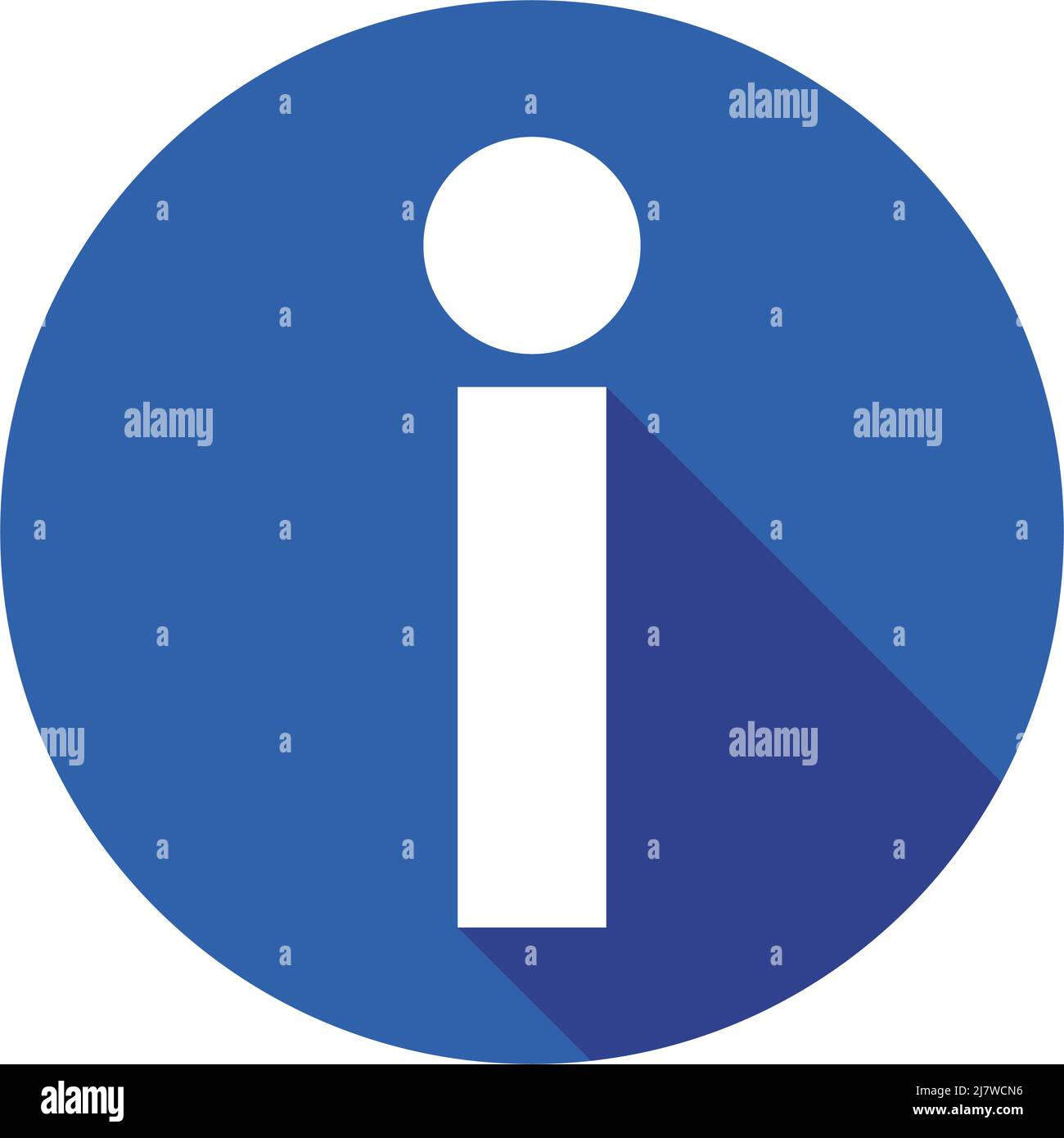 Modern information icon. Icon for guidance. Editable vector Stock ...