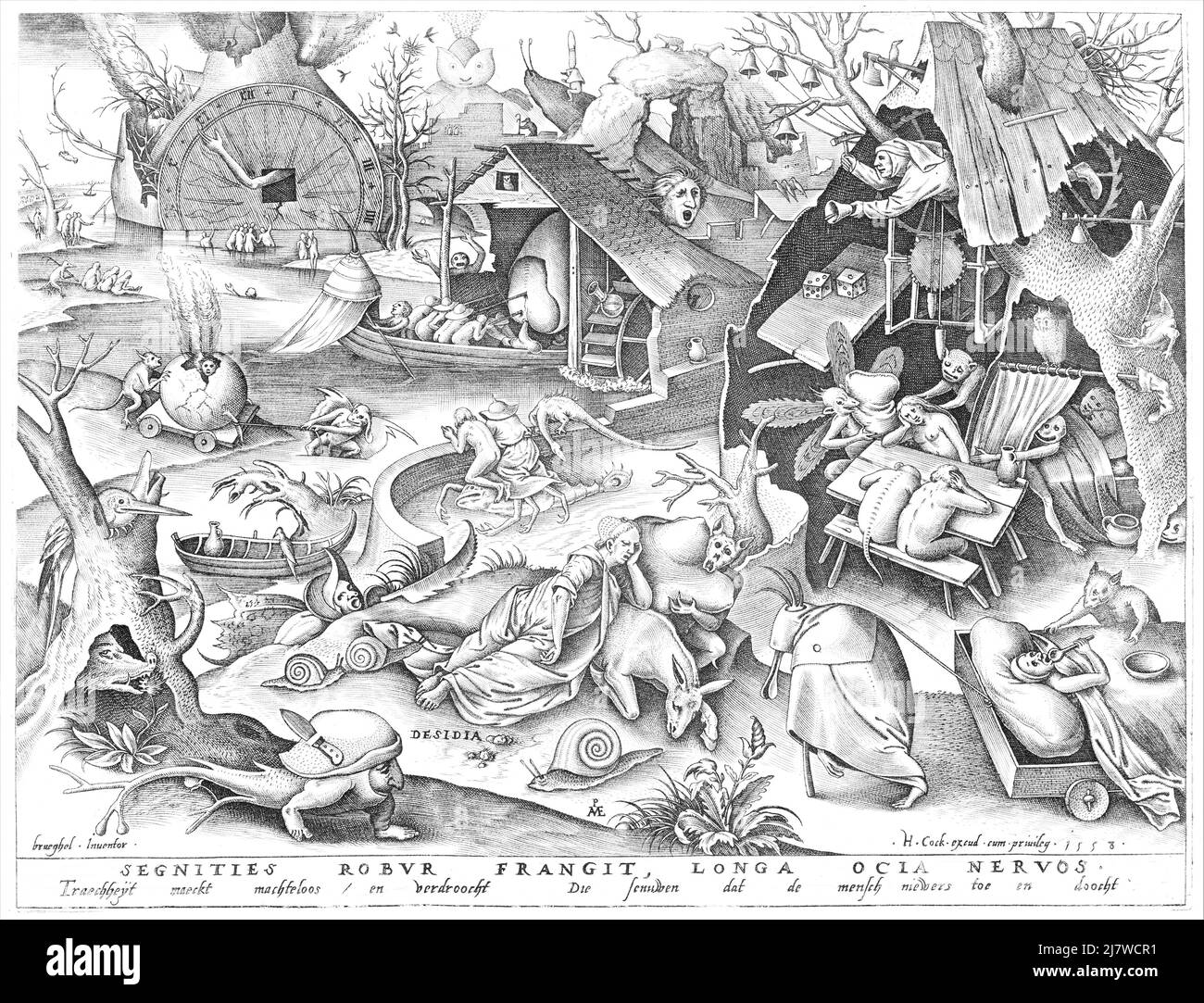 Pieter van der Heyden after Pieter Bruegel the Elder - The Seven Deadly ...
