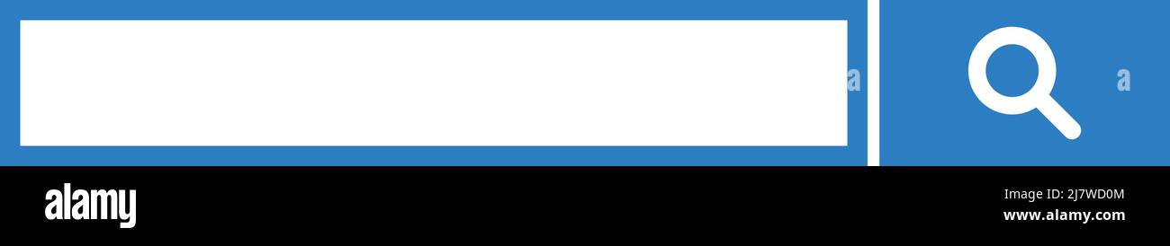 Blue search box icon. Editable vector Stock Vector Image & Art - Alamy