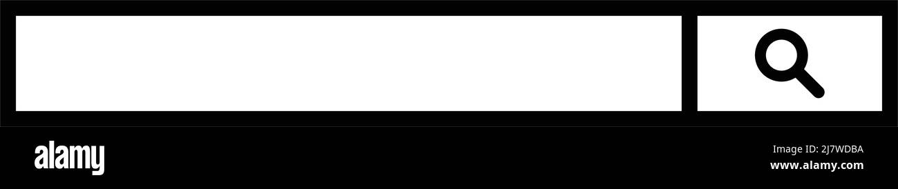 A simple search box. Internet and network. Editable vector Stock Vector ...