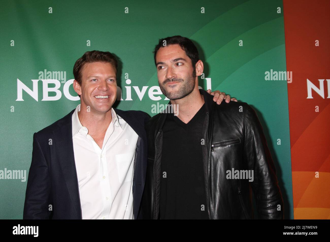 LOS ANGELES - JUL 13: Matt Passmore, Tom Ellis at the NBCUniversal July ...