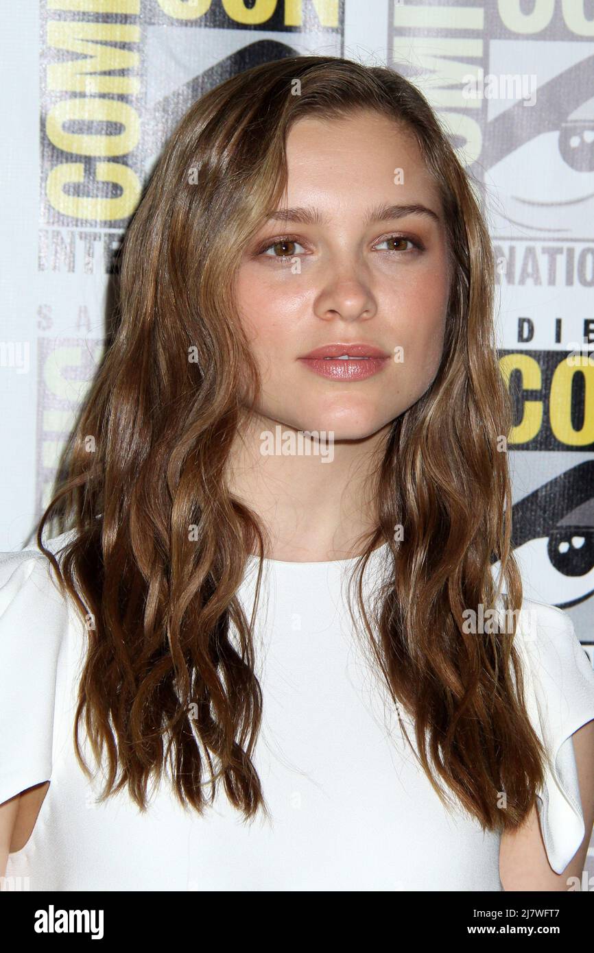 SAN DIEGO - JUL 25: Sophie Cookson at the "Bates Motel" Press Line ...