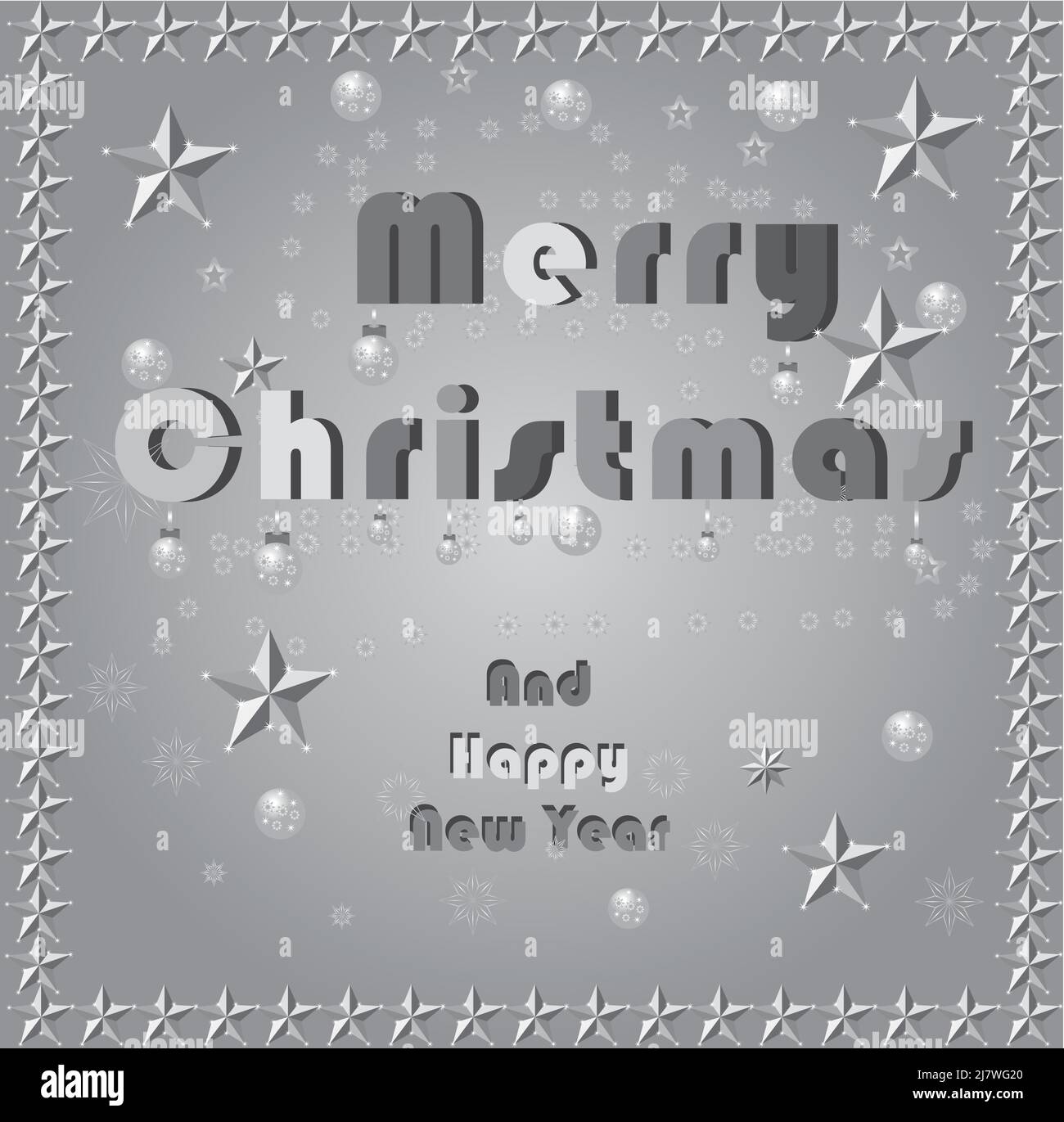 Christmas background with gray color background Stock Vector Image ...