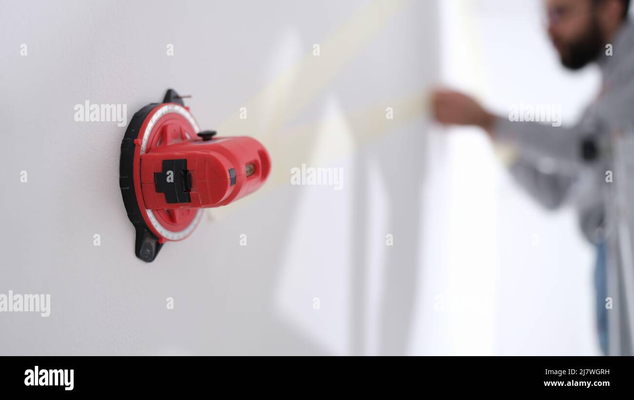 Construction laser hi-res stock photography and images - Alamy