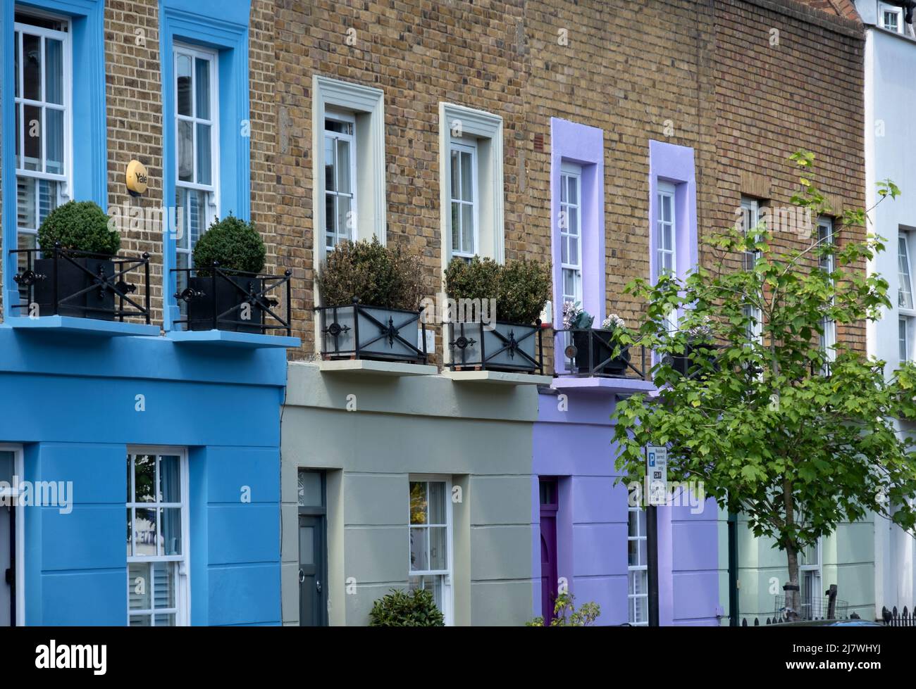 Colorful houses in Camden,London,UK Stock Photo - Alamy