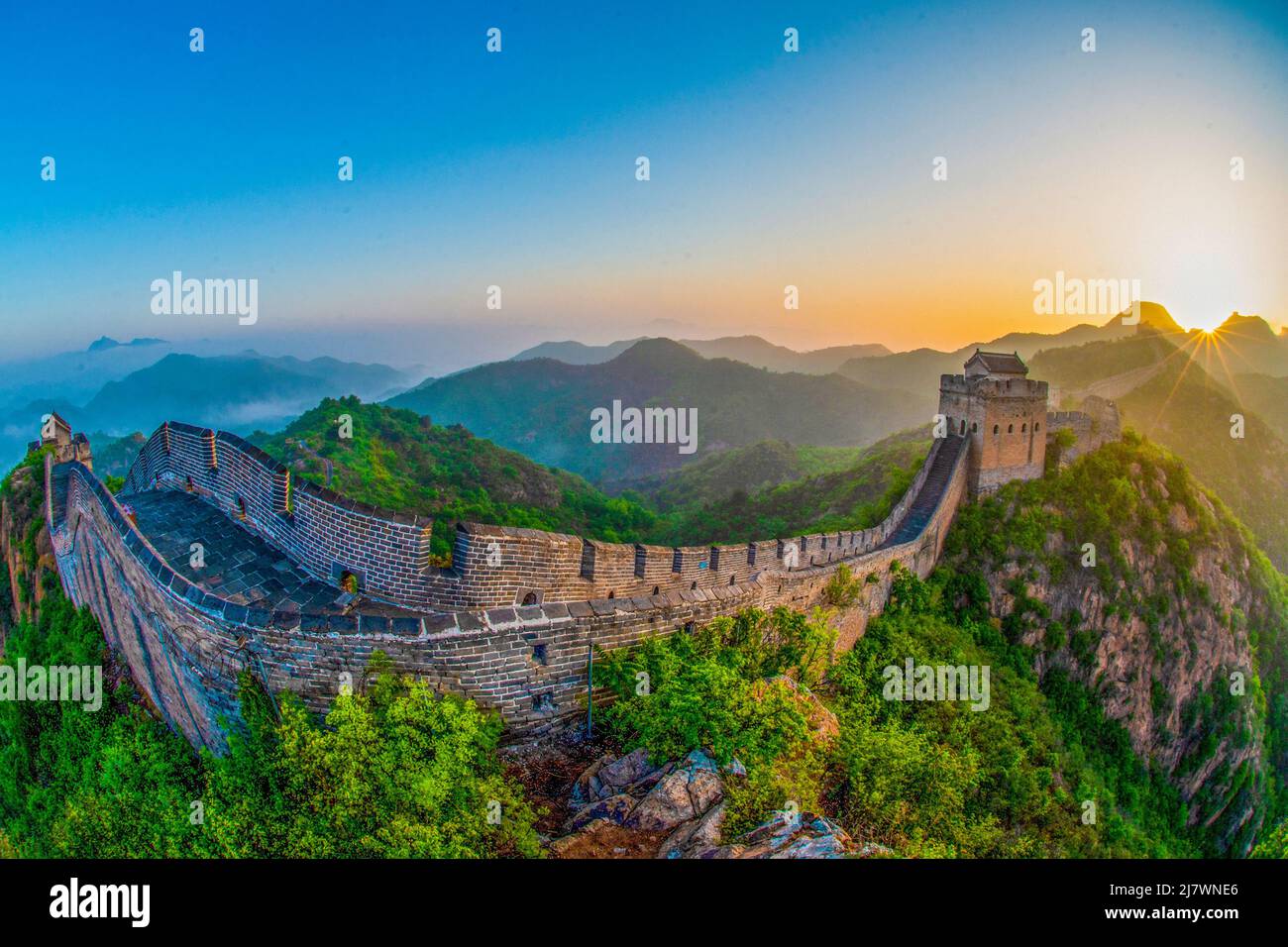CHENGDE, CHINA - MAY 11, 2022 - The Jinshanling Great Wall is seen ...