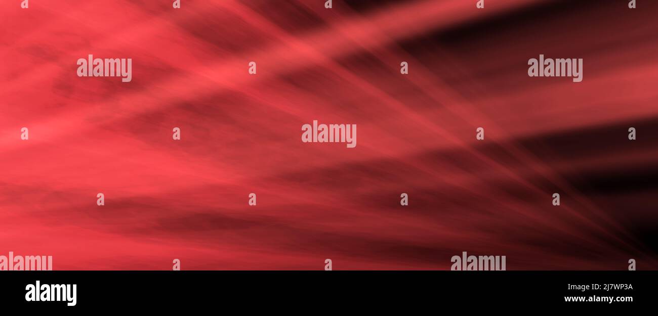 red beam of rays on black background. 3d rendering Stock Photo - Alamy