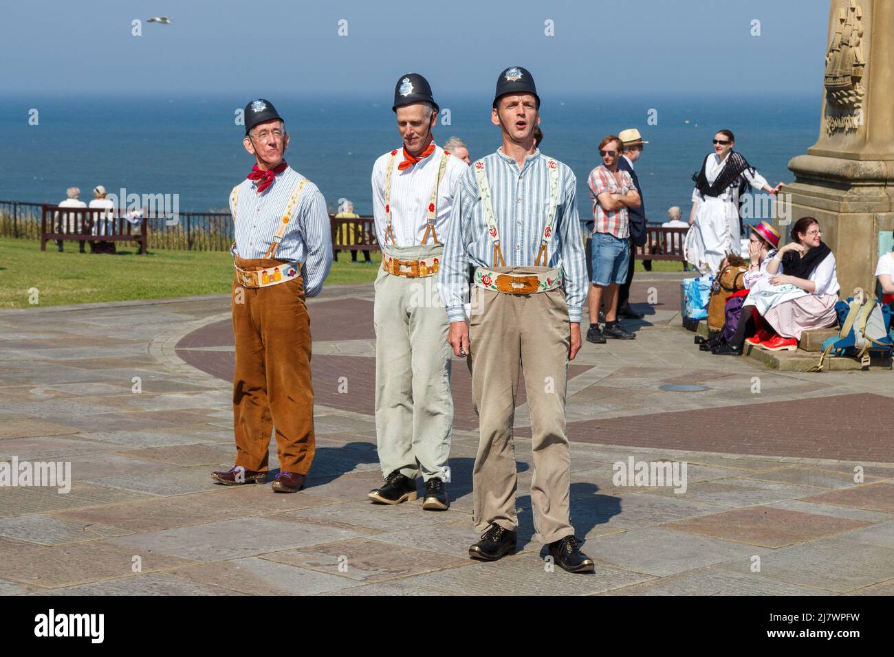 The Lancashire Wallopers Traditional Dancing at the Whitby Folk Week ...