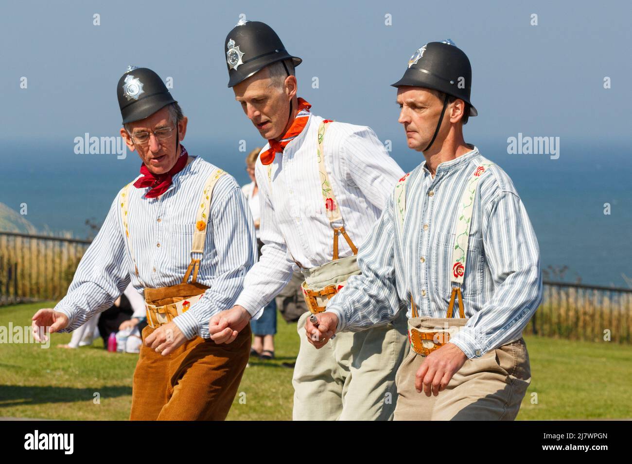 The Lancashire Wallopers Traditional Dancing at the Whitby Folk Week ...