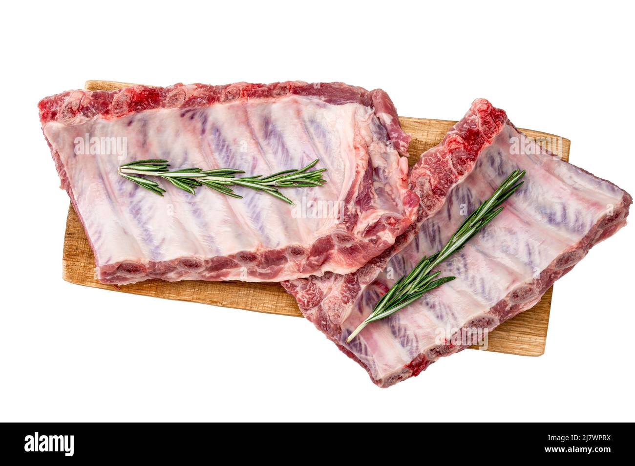 Lamb ribs on grill cooking Cut Out Stock Images & Pictures - Alamy