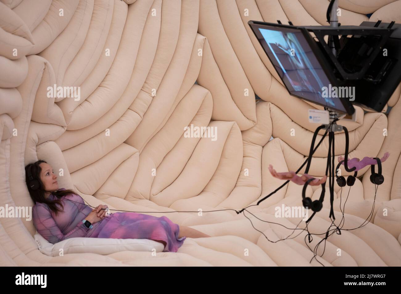 Design Museum, London, UK. 11 May 2022. Weird Sensation Feels Good: The ...