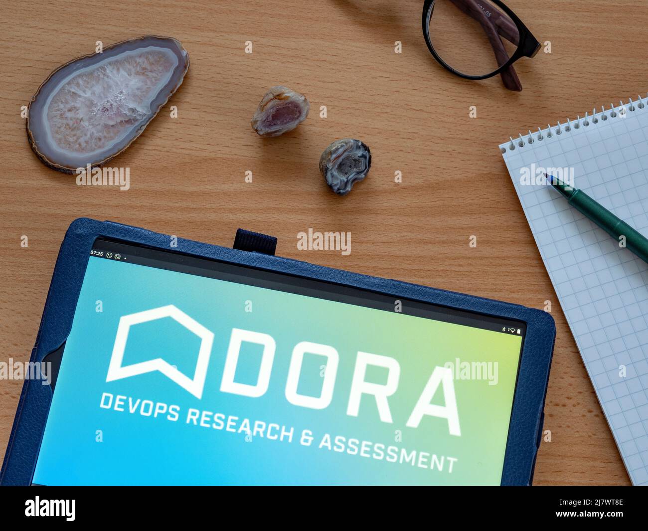 In this photo illustration DevOps Research and Assessment LLC owned by ...