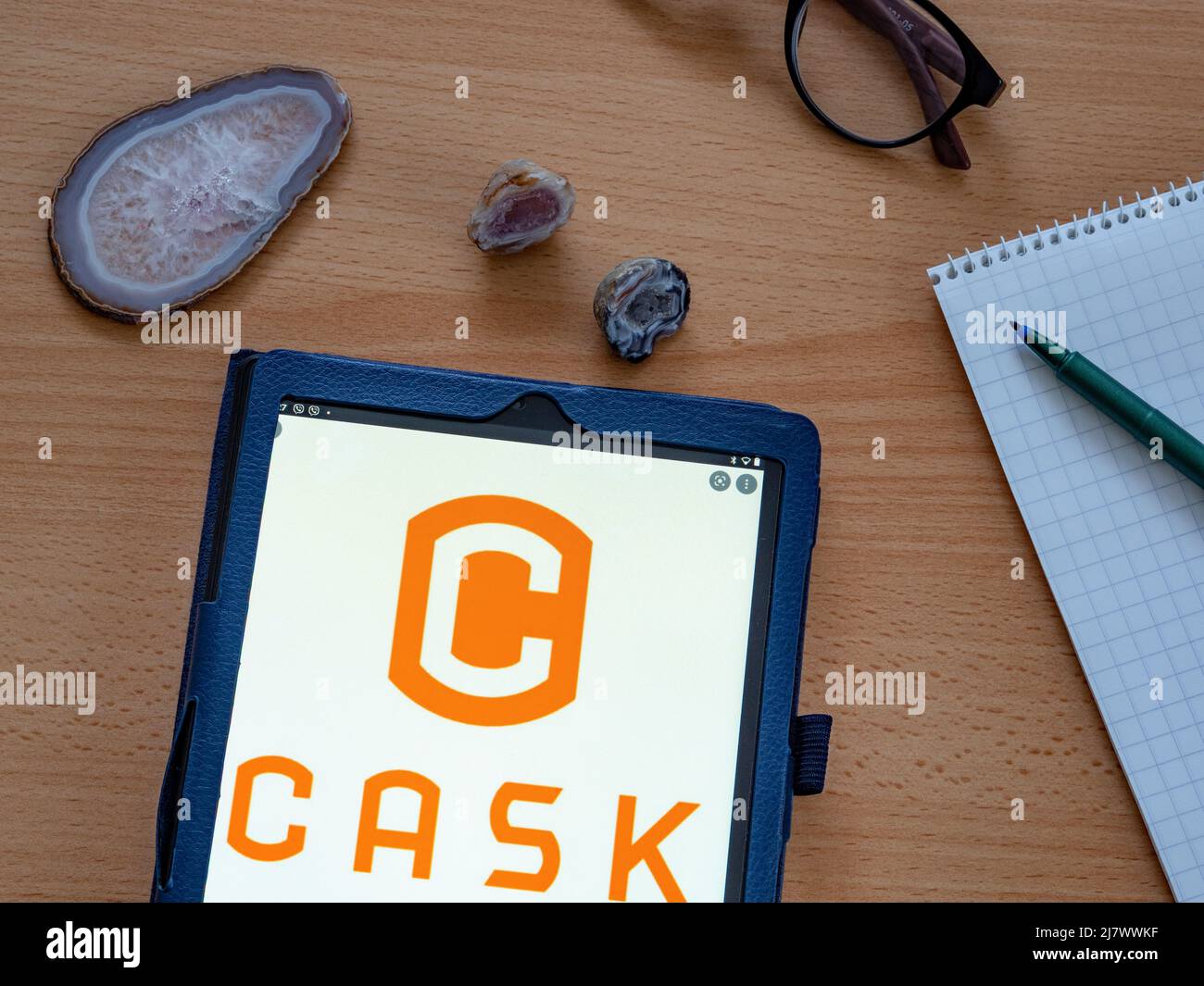 Germany. 11th May, 2022. In this photo illustration Cask Data, Inc ...