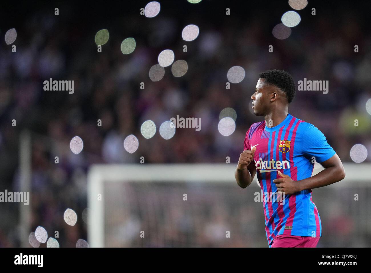 Ansu Fati of FC Barcelona during the La Liga match between FC Barcelona ...