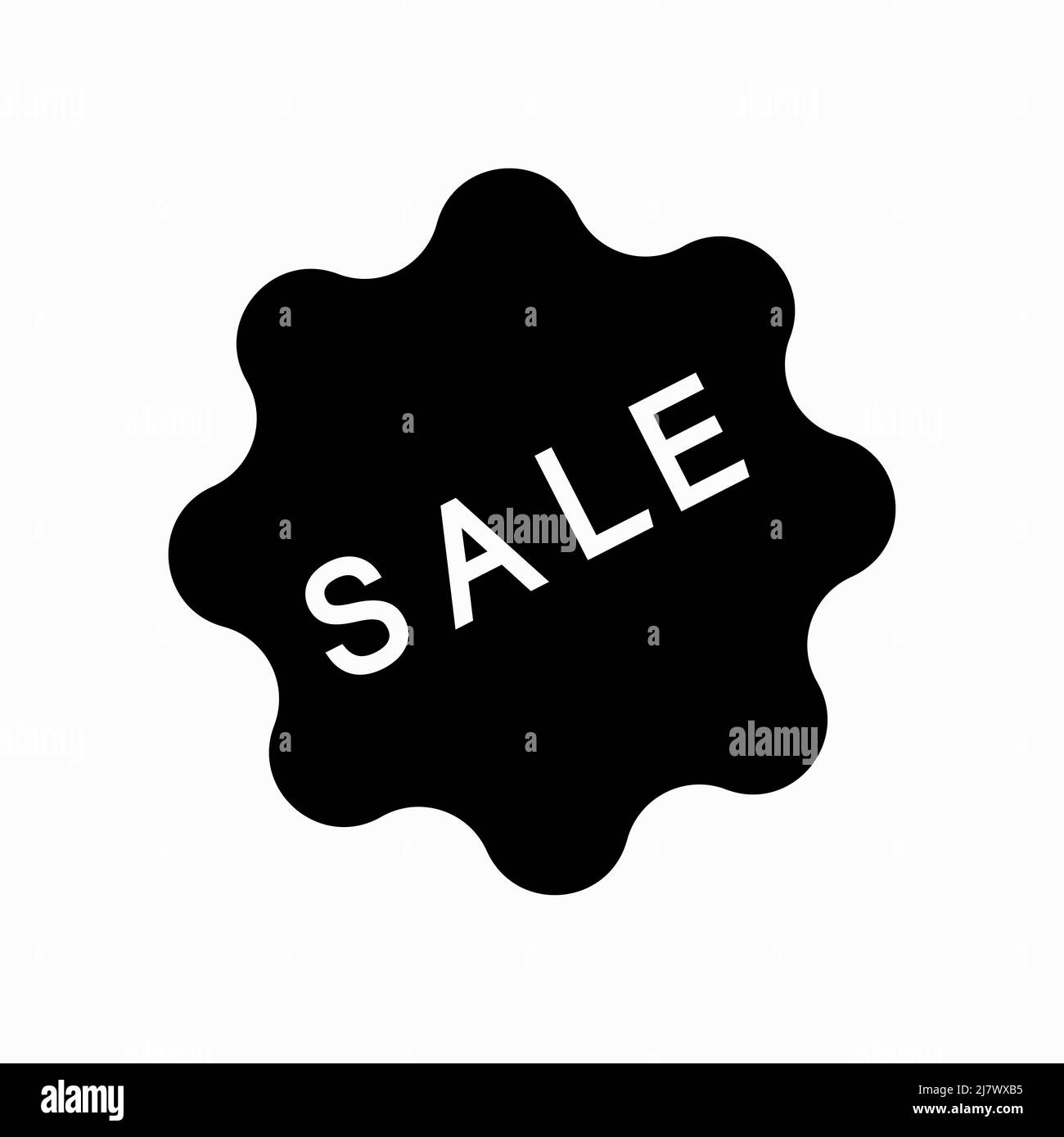 Sale coupon isolated on white background Stock Vector Image & Art - Alamy
