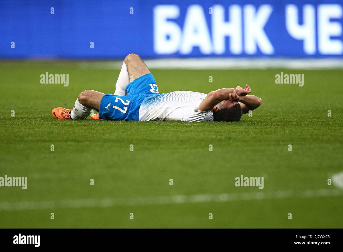 07.05.2022 Russia, Moscow. VEB Arena stadium. Tinkoff Russian Premier ...