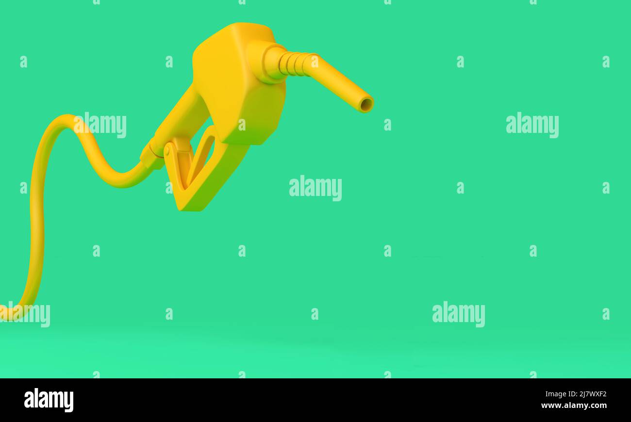 Gas station fuel pump abstract background. 3D rendering Stock Photo - Alamy