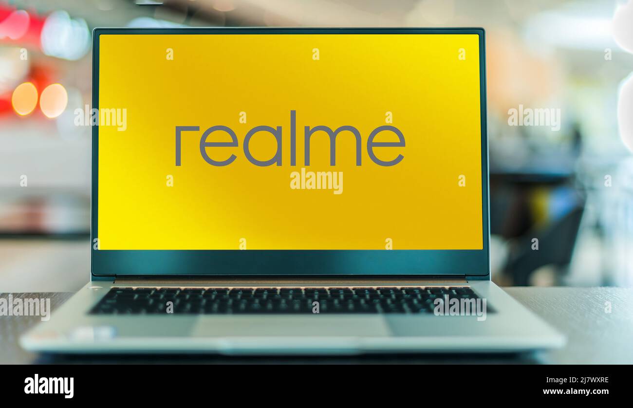 Realme logo hi-res stock photography and images - Alamy