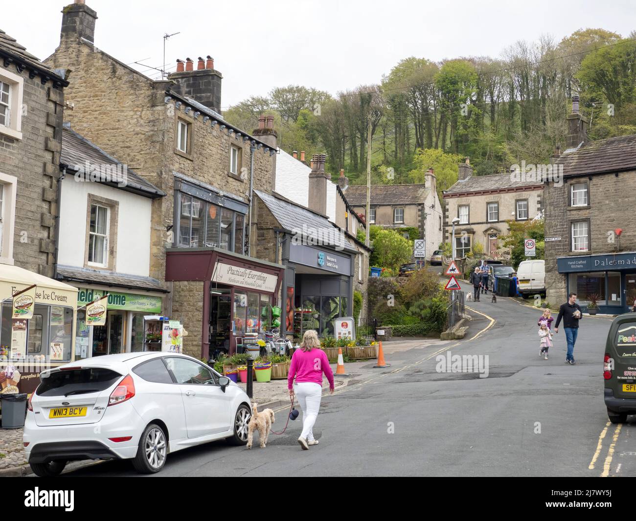 Settle in the Yorkshire Dales, UK Stock Photo - Alamy