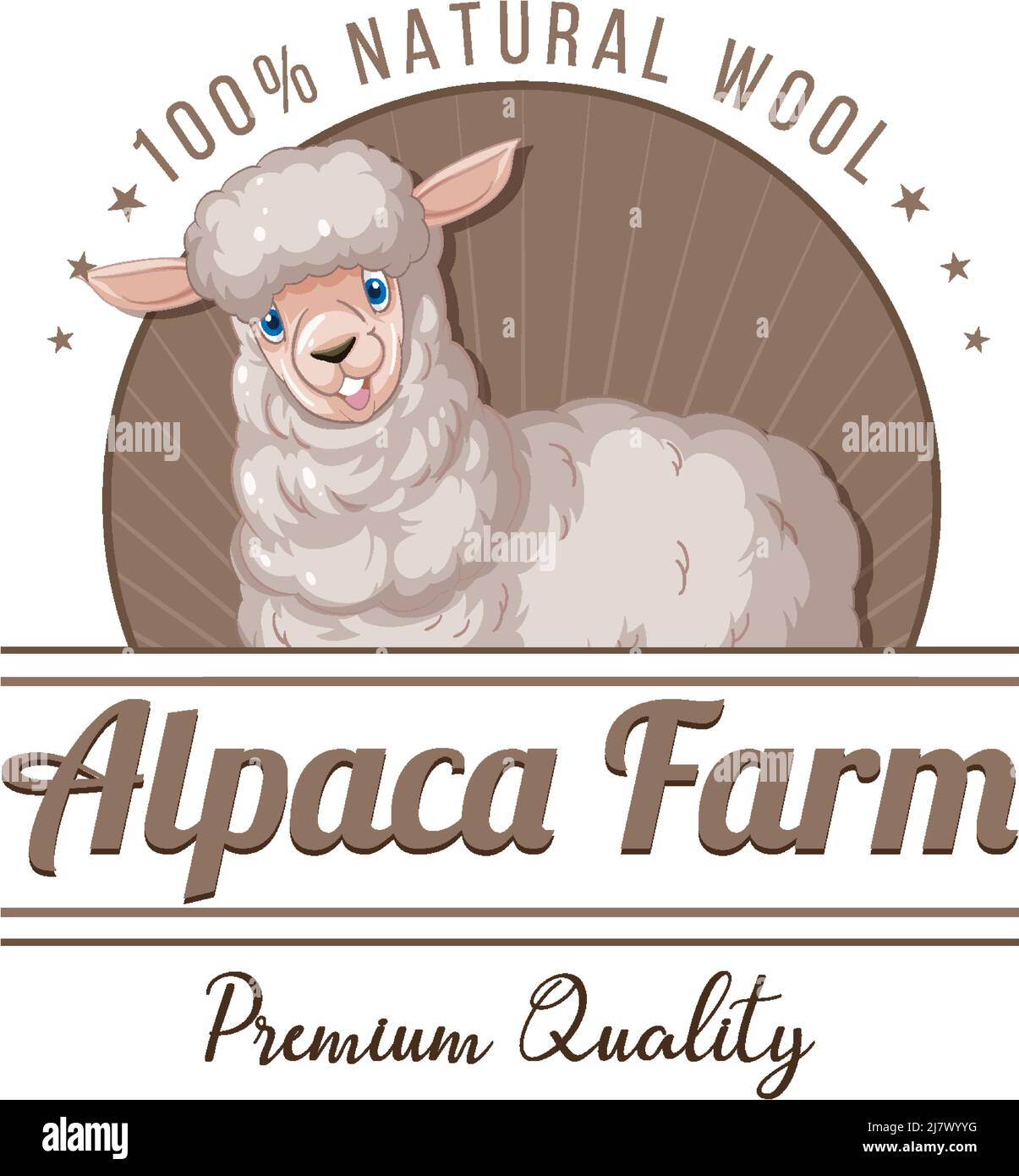 Alpaca outdoors Stock Vector Images - Alamy