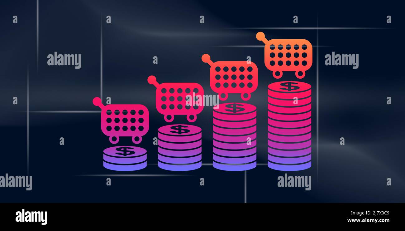Illustration of an inflation concept Stock Photo - Alamy