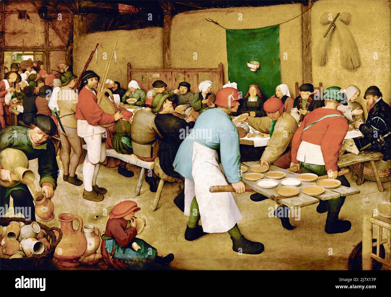 Pieter Bruegel the Elder - Peasants Wedding - 1567 Stock Photo - Alamy