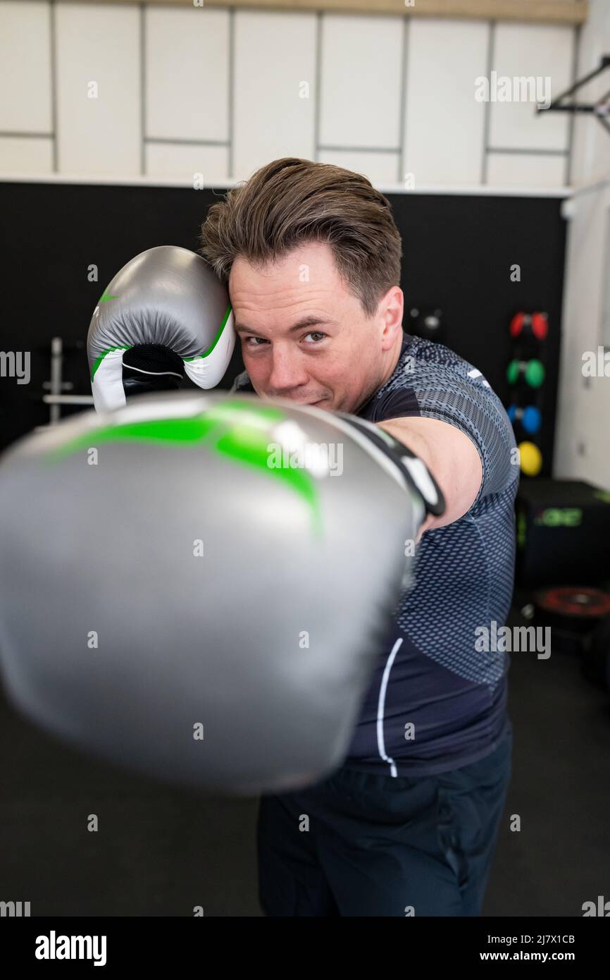 Active jabbing hi-res stock photography and images - Alamy