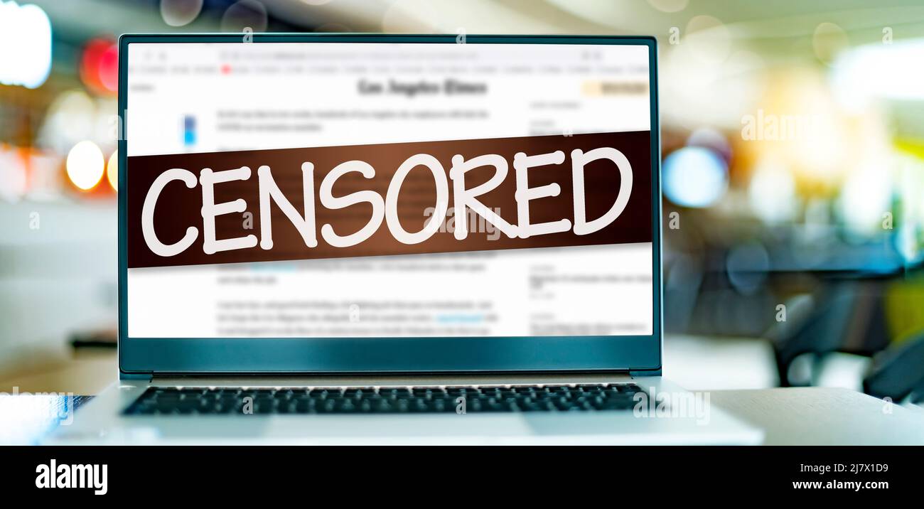 Digital censorship hi-res stock photography and images - Alamy
