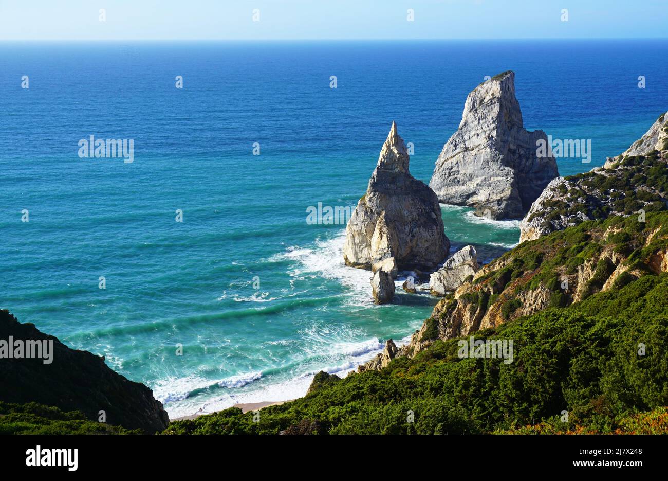 One of the hidden gems of Portugal: Praia da Ursa (or Bear Beach) at ...